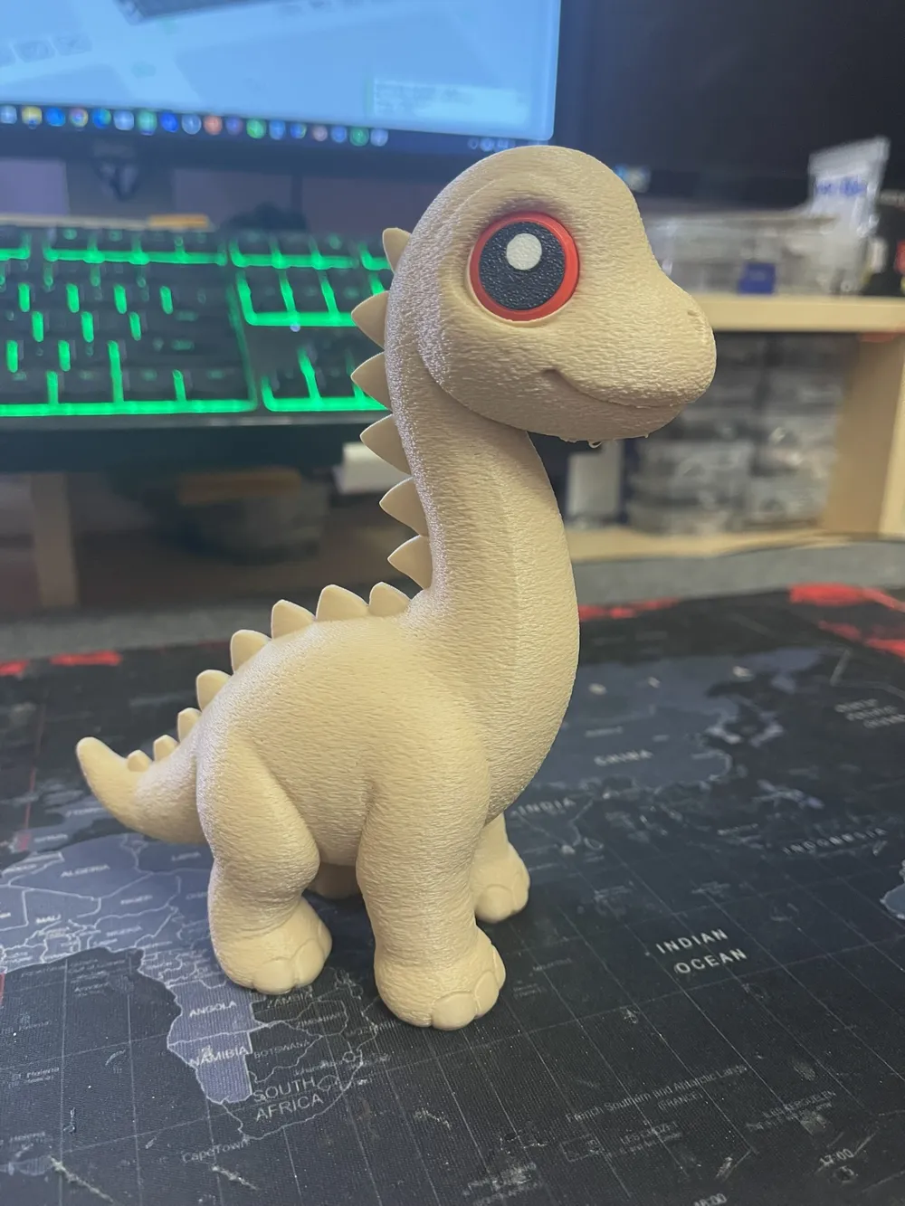 Lindo Dino LONGIE (sin AMS, caricatura) - Modelo de impresión 3D ...