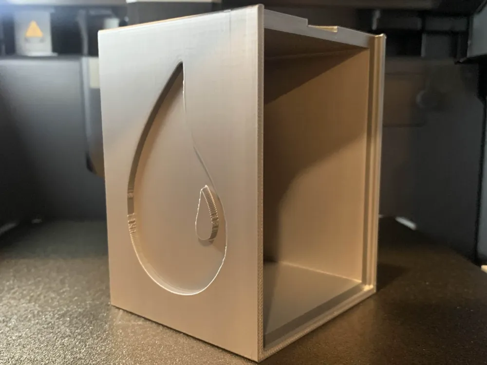 Custodia per mazzo MTG Toploader Blue Mana EDH Remixato da ConnorMakesStuff - Maker World