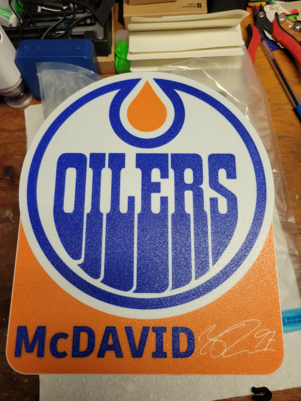 Edmonton Oilers Light Box by KSG designs - MakerWorld