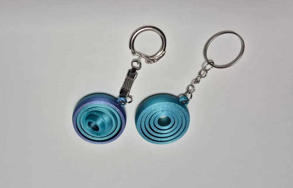 Gyro fidget for keychain by LangHjornArt MakerWorld: Download Free 3D ...