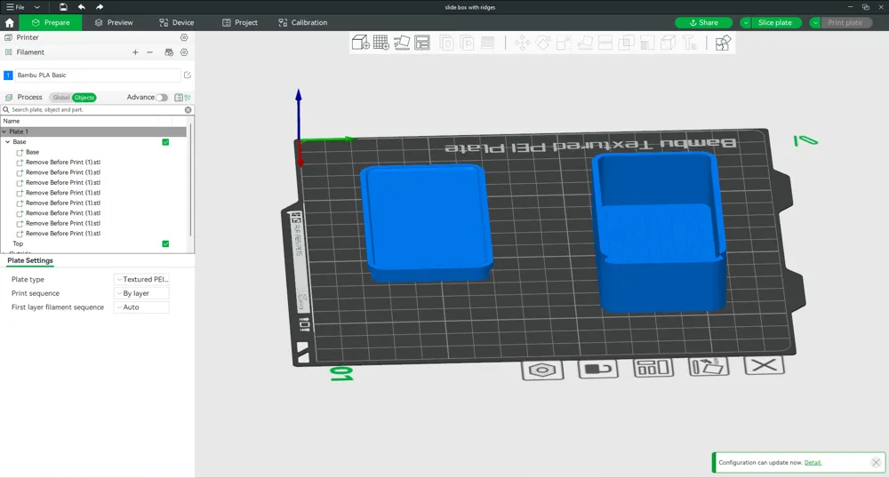 Crystal Art Box with Ridges Remixed by Grim - MakerWorld