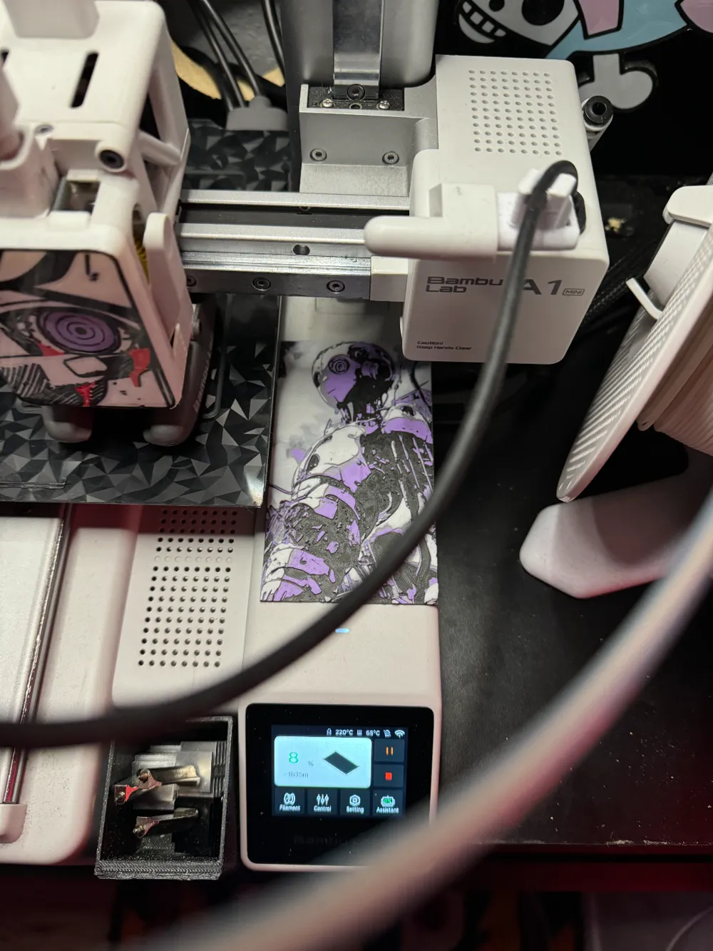 AI Cyborg 2D Art Hue Forge by Melted Plastic - MakerWorld