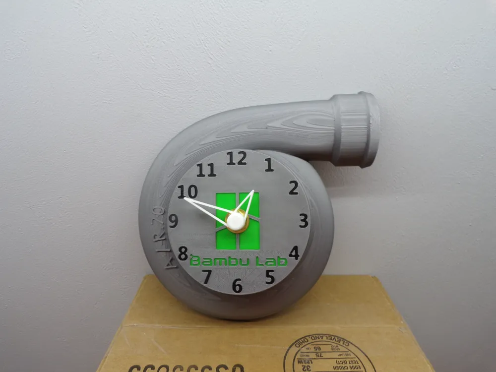 Turbocharger Clock for 011 Bambu Lab Kit by RHSJR0727 - MakerWorld