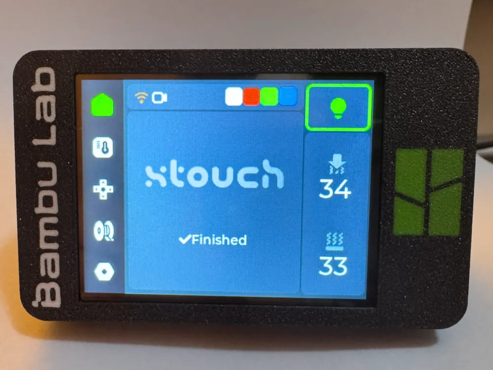 X-Touch ESP32-2432S028R Desk stand Remixed by Michal - MakerWorld