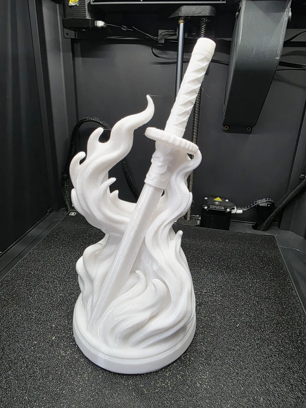 Flamebound Samurai Sword Display -Fantasy 3D Print - Free 3D Print ...