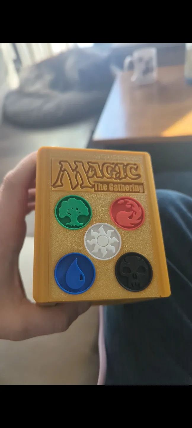 MTG Commander box, all mana symbols - Free 3D Print Model - MakerWorld