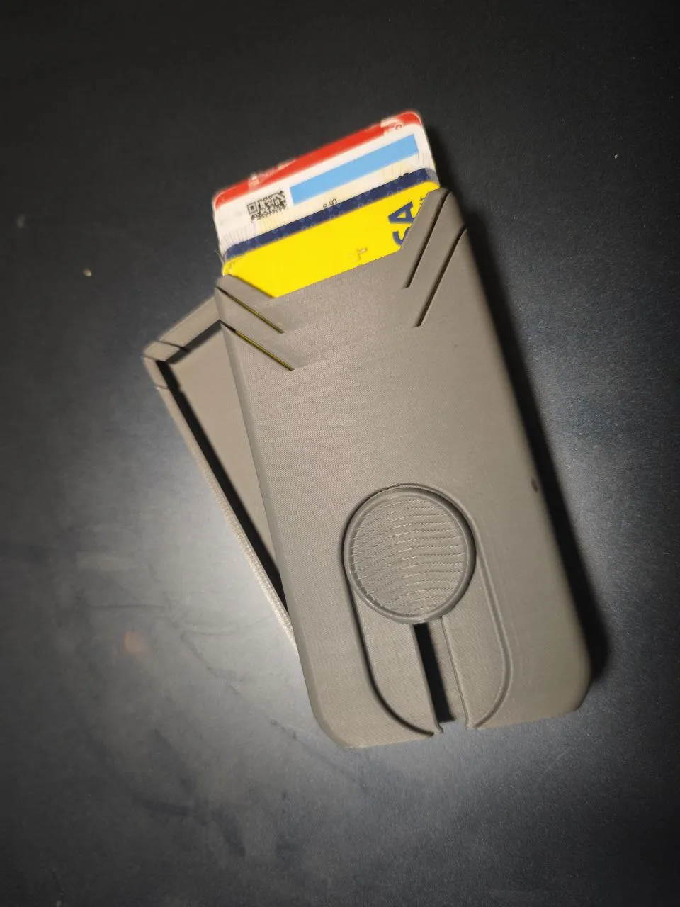 Sliding Wallet 6 cards and money clip - Free 3D Print Model - MakerWorld