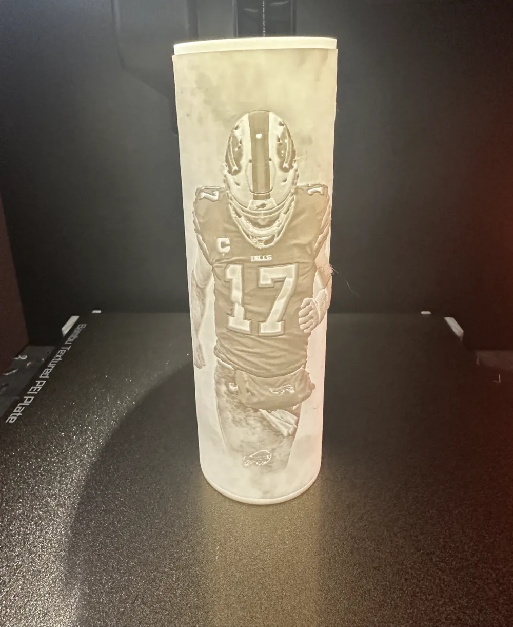 Buffalo Bills Josh Allen Prayer Candle 2 by testjt23 - MakerWorld