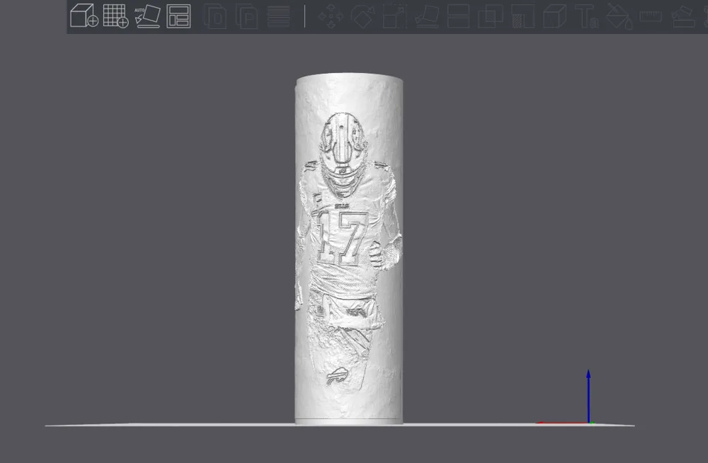 Buffalo Bills Josh Allen Prayer Candle 2 by testjt23 - MakerWorld