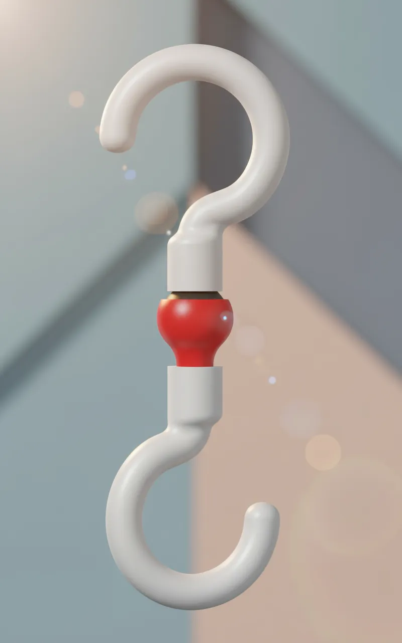 Hook + 3D Hinge + Hook - Free 3D Print Model - MakerWorld
