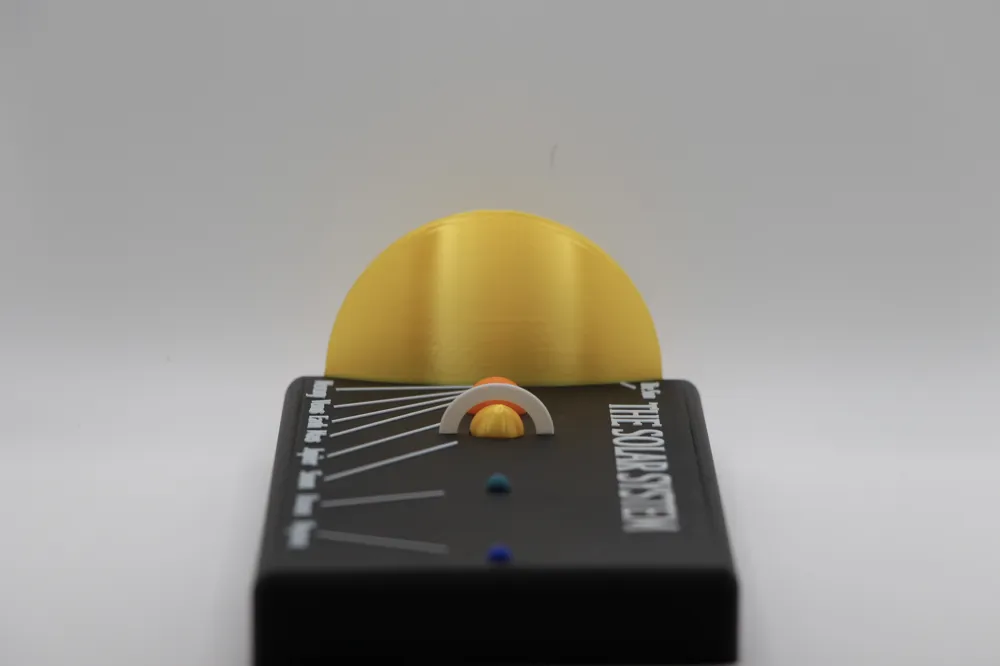 Solar System to scale, paintable option - Free 3D Print Model - MakerWorld