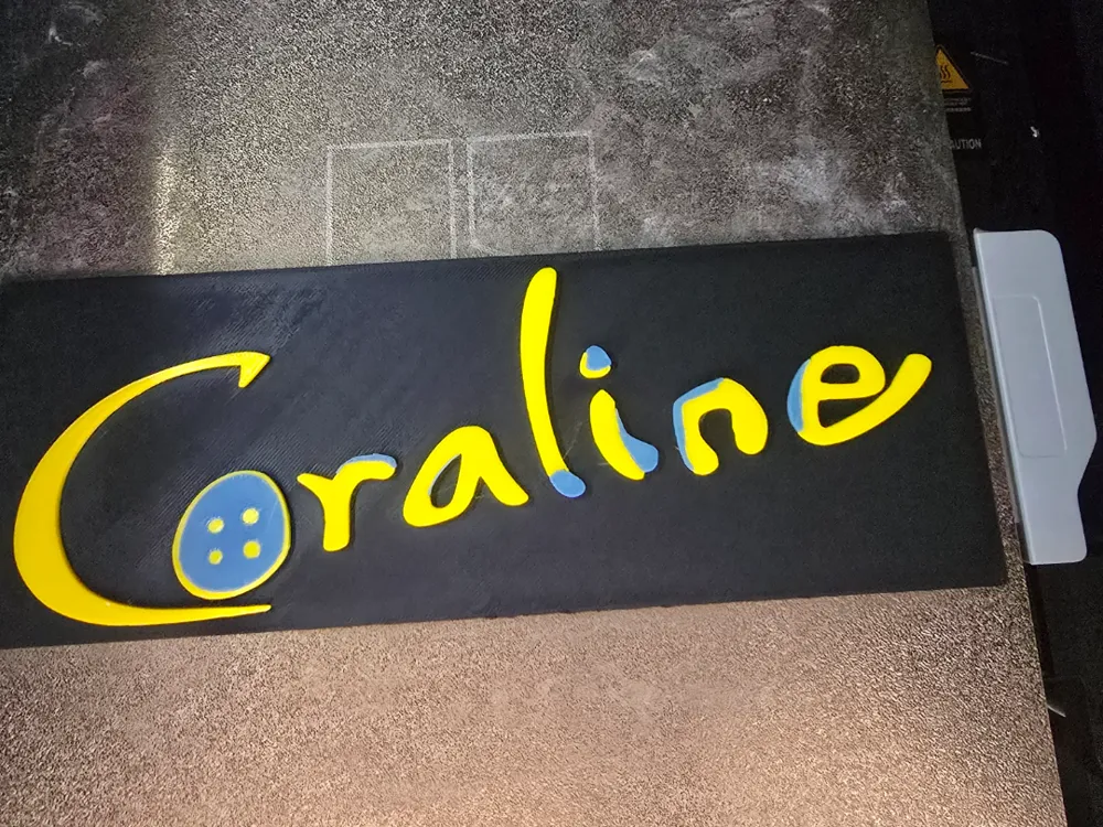 Coraline logo by Unw4nteD Cr4y0N MakerWorld: Download Free 3D Models