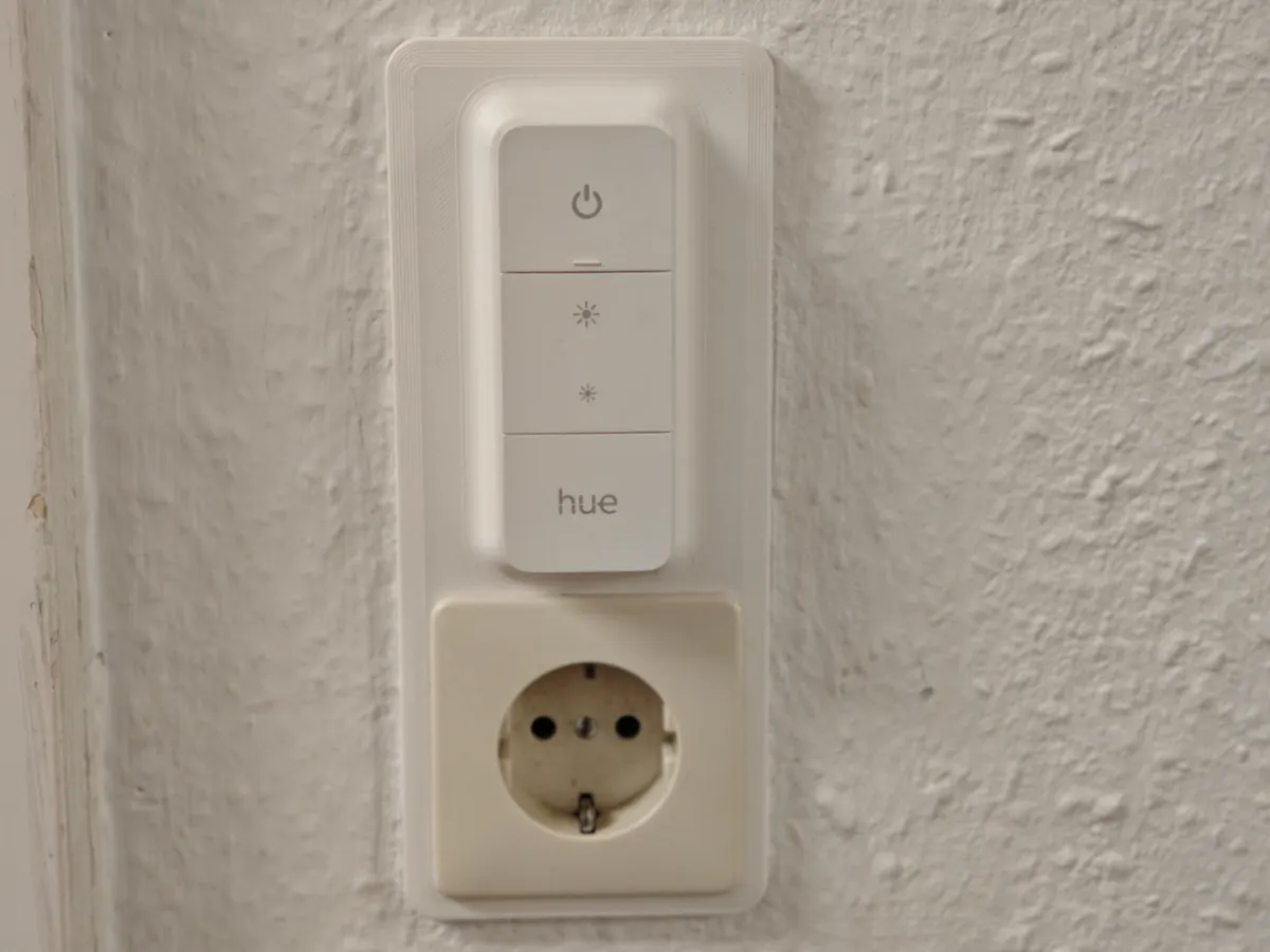 Philips Hue Dimmer Mount & Light Switch Cover - Free 3D Print Model ...