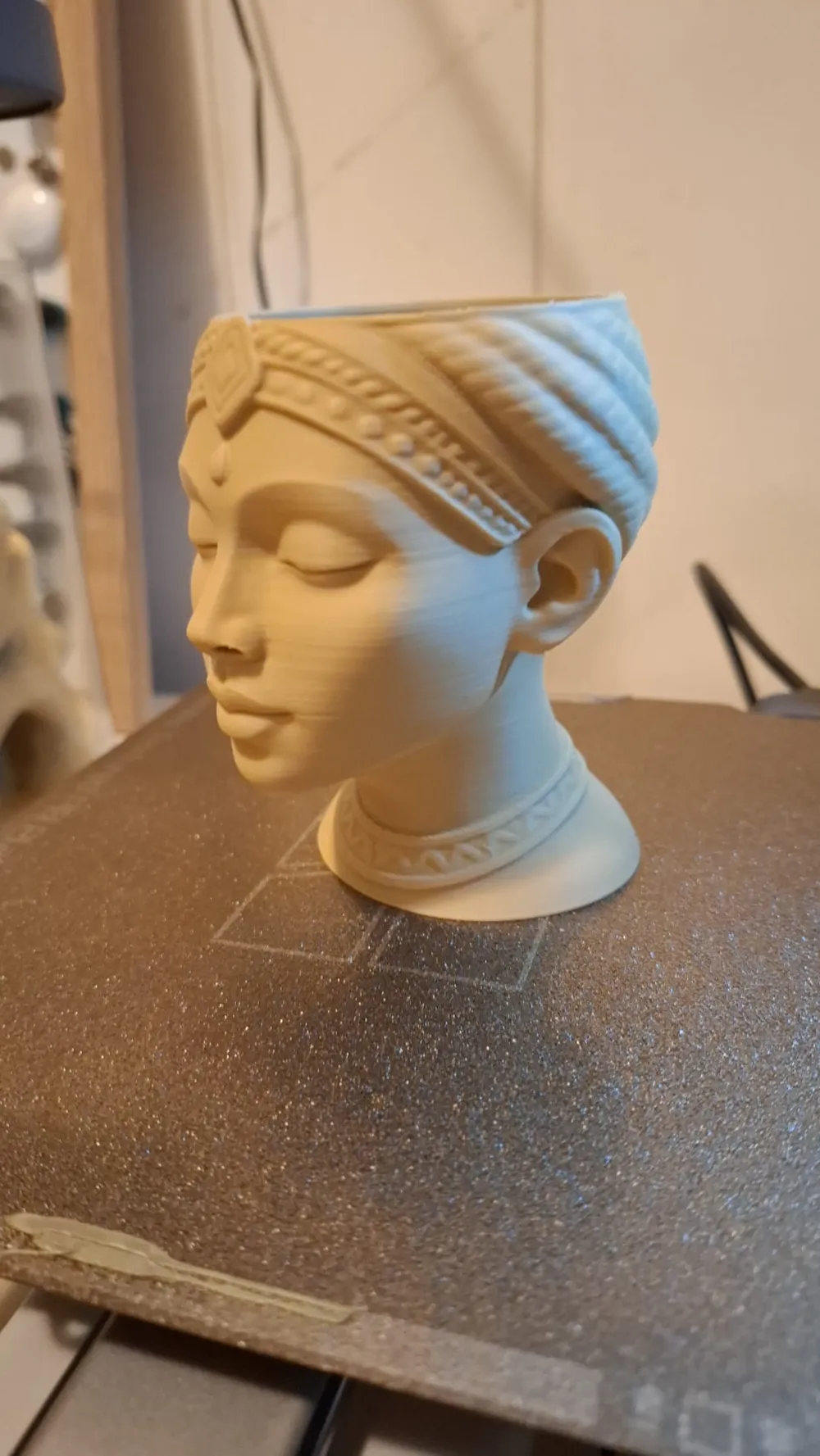 Beauty planter - Elegant Female Bust Flower Pot - Free 3D Print Model ...