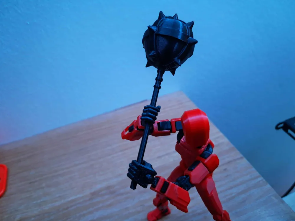 Mace for Dummy 13 (100 % Scale) - Free 3D Print Model - MakerWorld