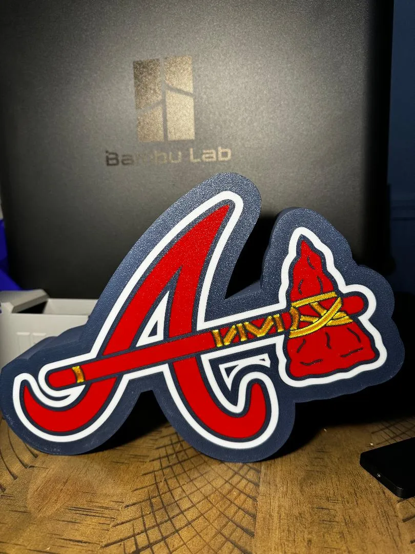 Atlanta Braves Led Light Box by edwani2012 - MakerWorld