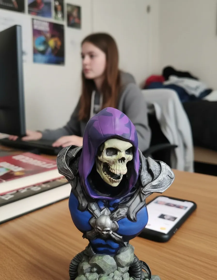 Skeletor Bust - Free 3D Print Model - MakerWorld