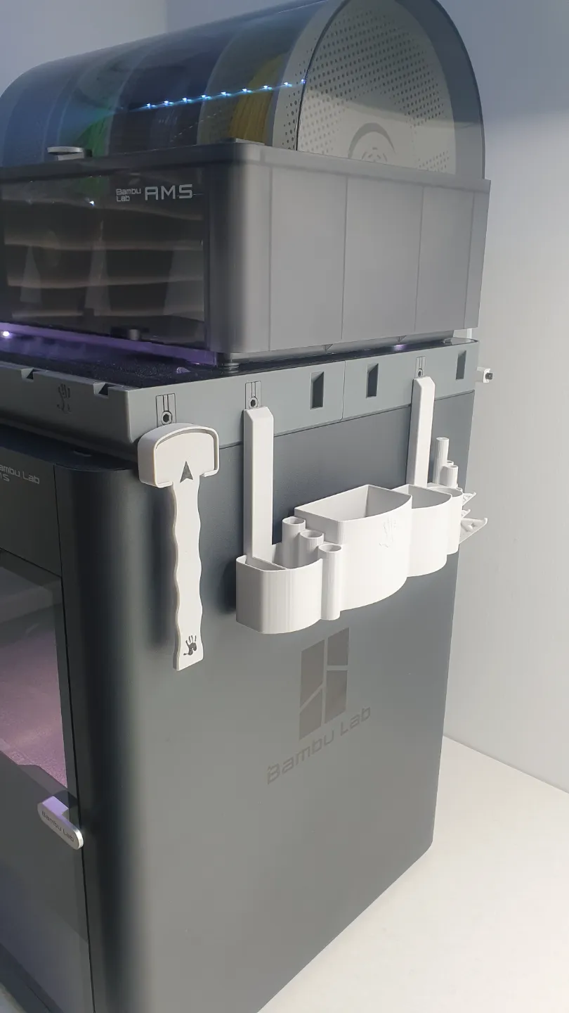 Tool storage - P1S P1P X1C Riser - mp5works by mp5works - MakerWorld