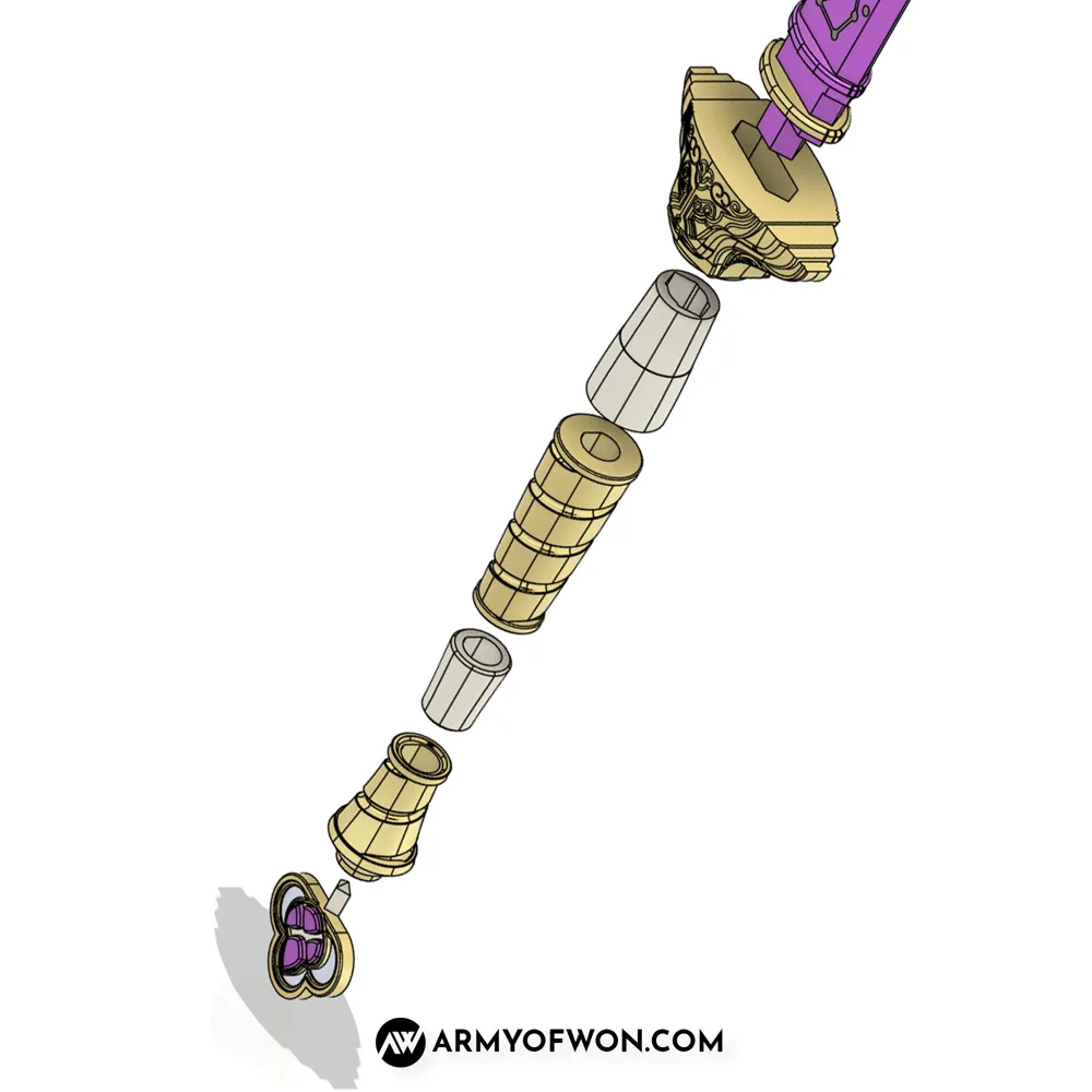 Saing Geom - Rumi's sword K-Pop Demon Hunter - Free 3D Print Model ...