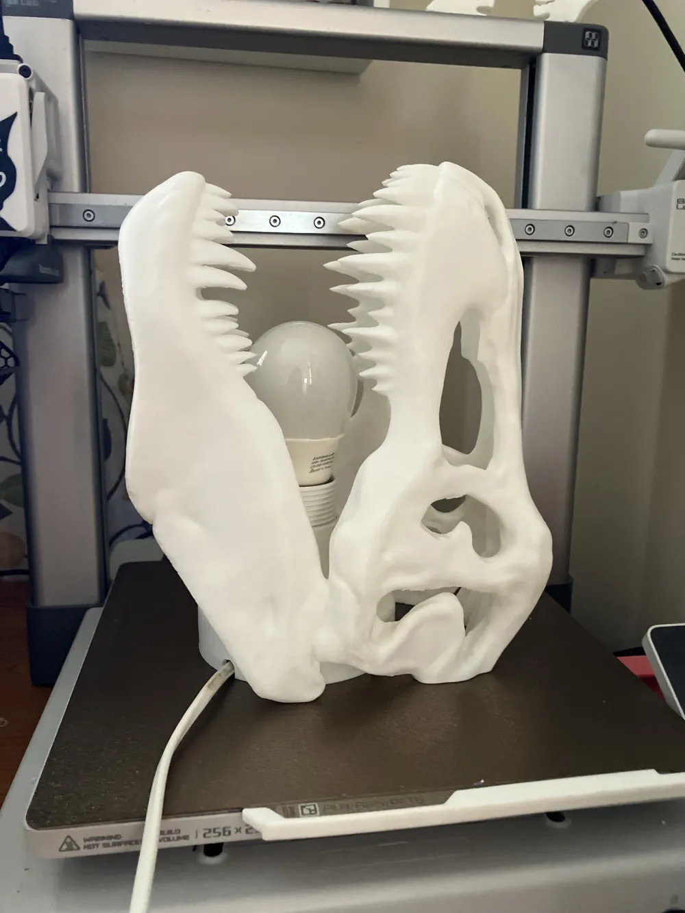 T rex skull Lamp by Arlo MakerWorld: Download Free 3D Models