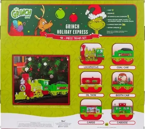 Grinch Holiday Express Train Enhanced Track - Free 3D Print Model ...