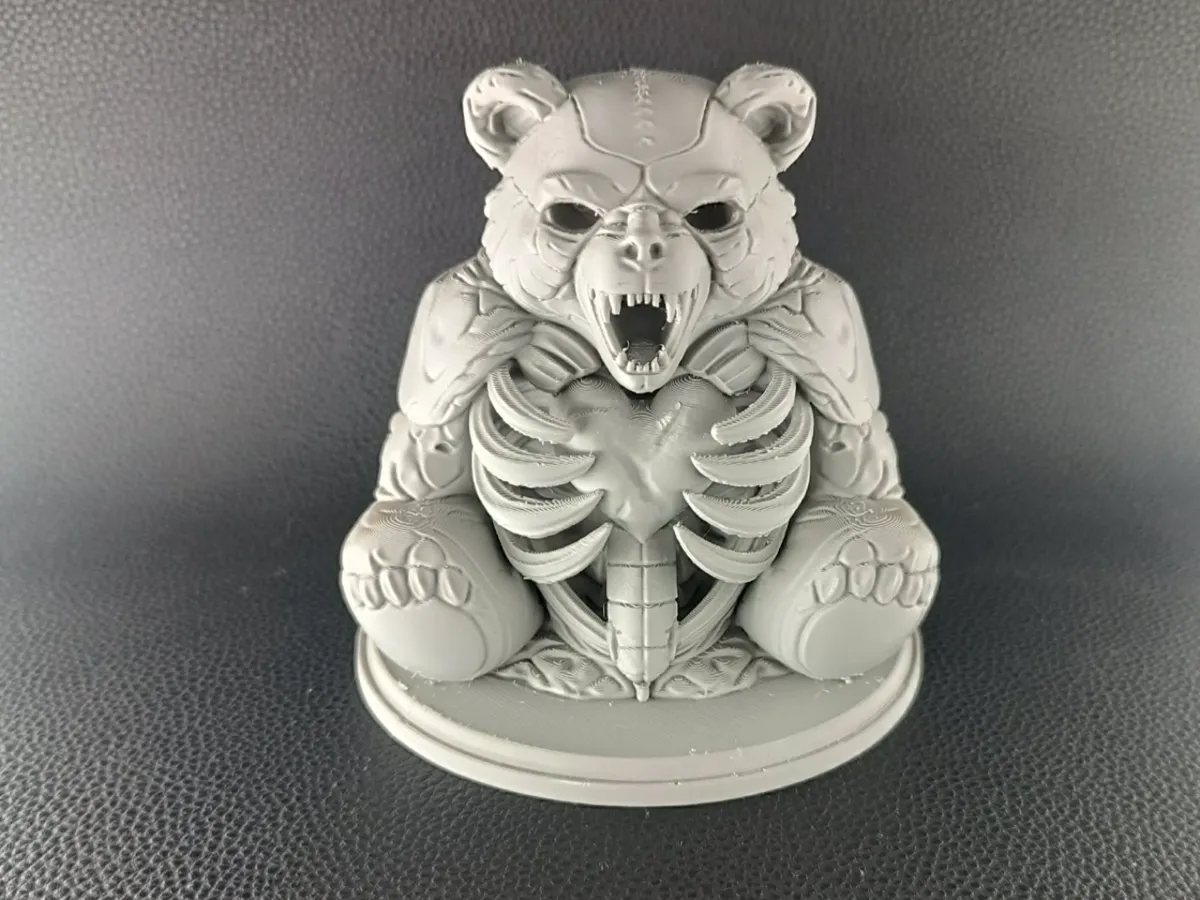 Creepy Love Bear – Gothic Valentine Decoration - Free 3D Print Model ...