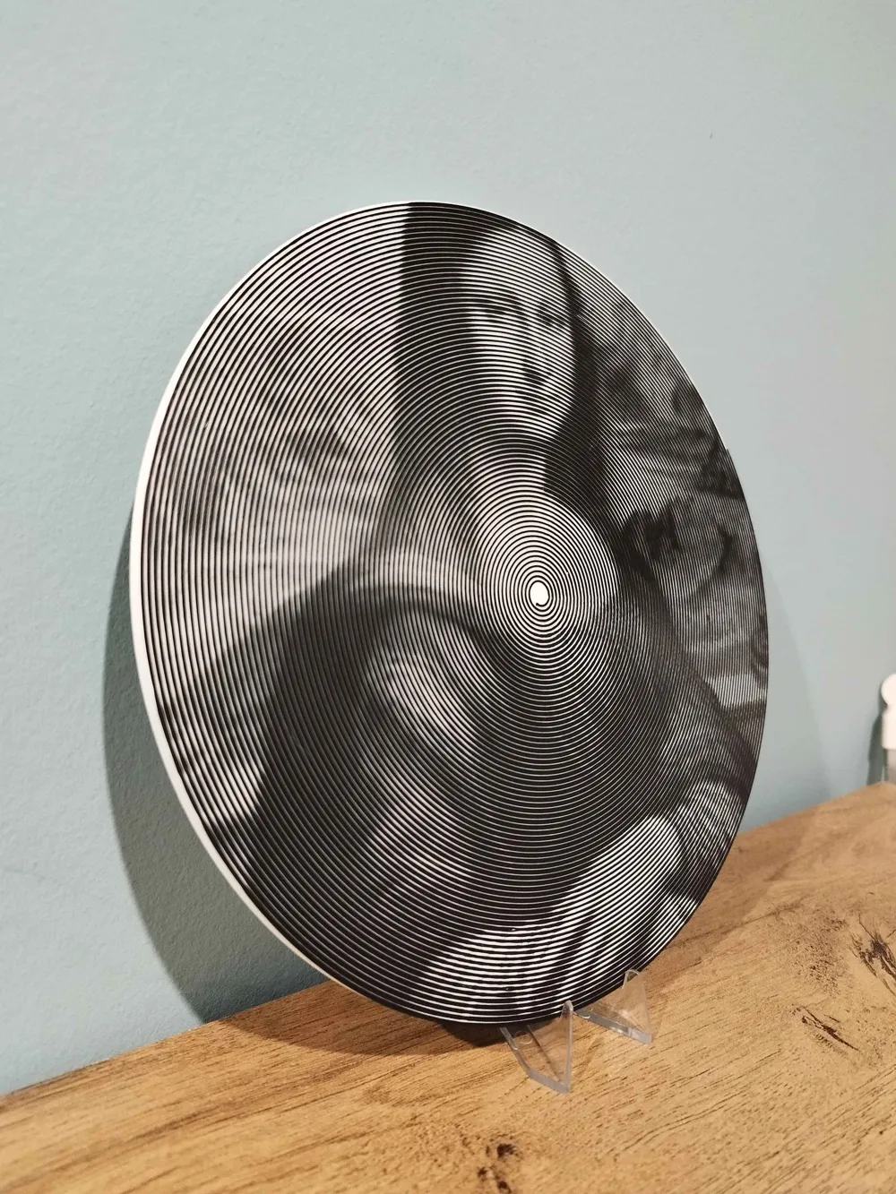 Mona Lisa Vinyl Effect – Single Line Spiral Art - Free 3D Print Model ...