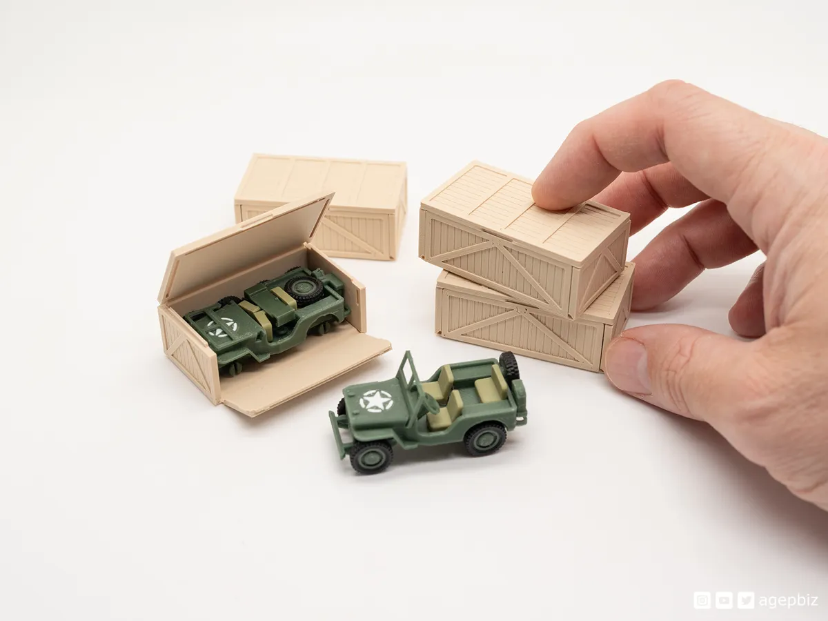 Crate for the Jeep Kit Card - Free 3D Print Model - MakerWorld