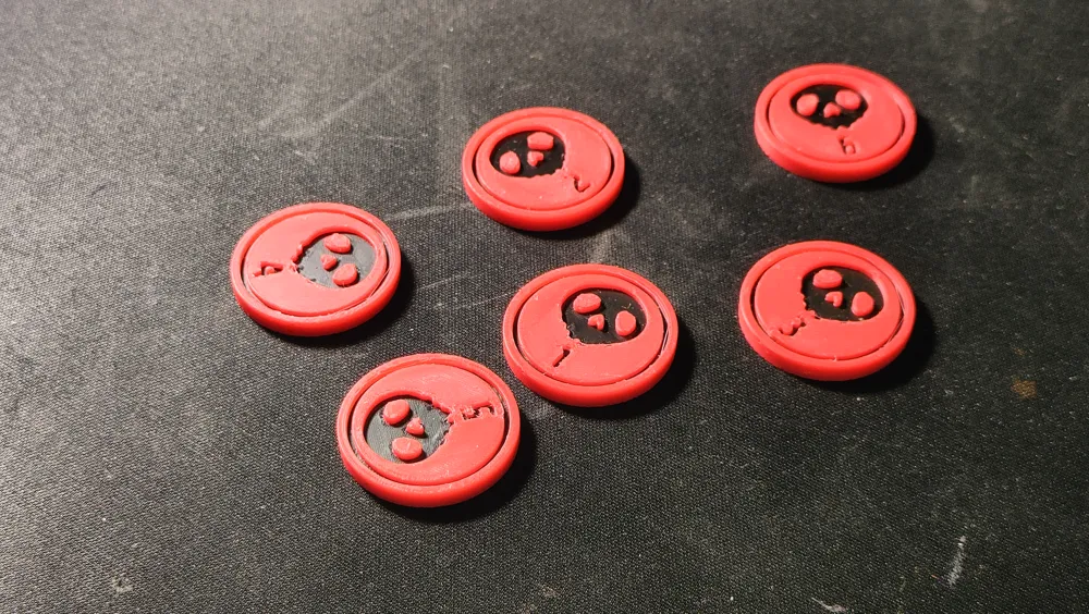 Dnd Tokens - Skull enemies 1-6 by Palla3Dcraft MakerWorld: Download ...