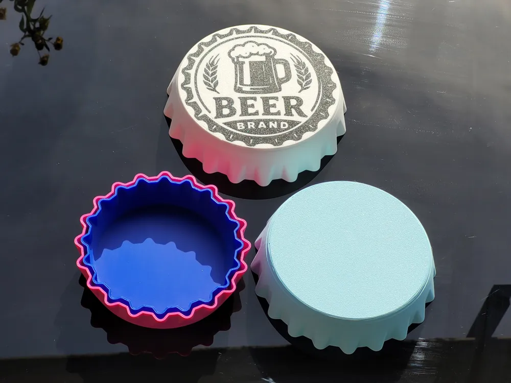 crown cap snack bowls (stackable) by H2Jack Concepts MakerWorld ...