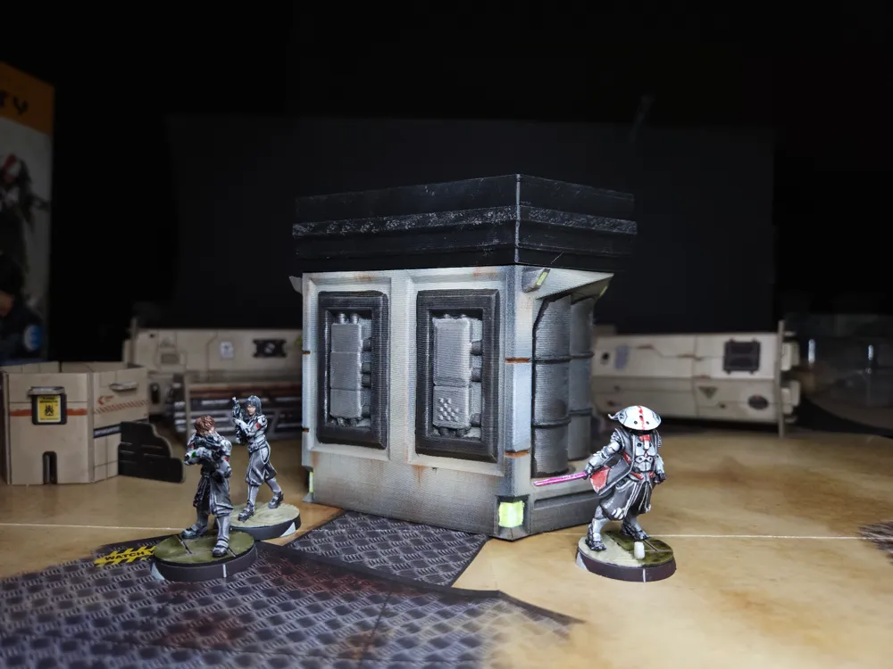 Sci-Fi Building Wargaming Terrain - Infinity 40k by Maranar - MakerWorld