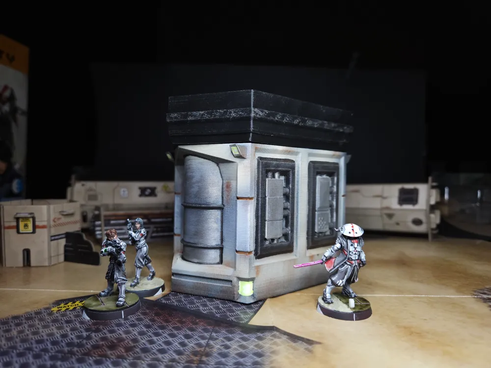 Sci-Fi Building Wargaming Terrain - Infinity 40k by Maranar - MakerWorld