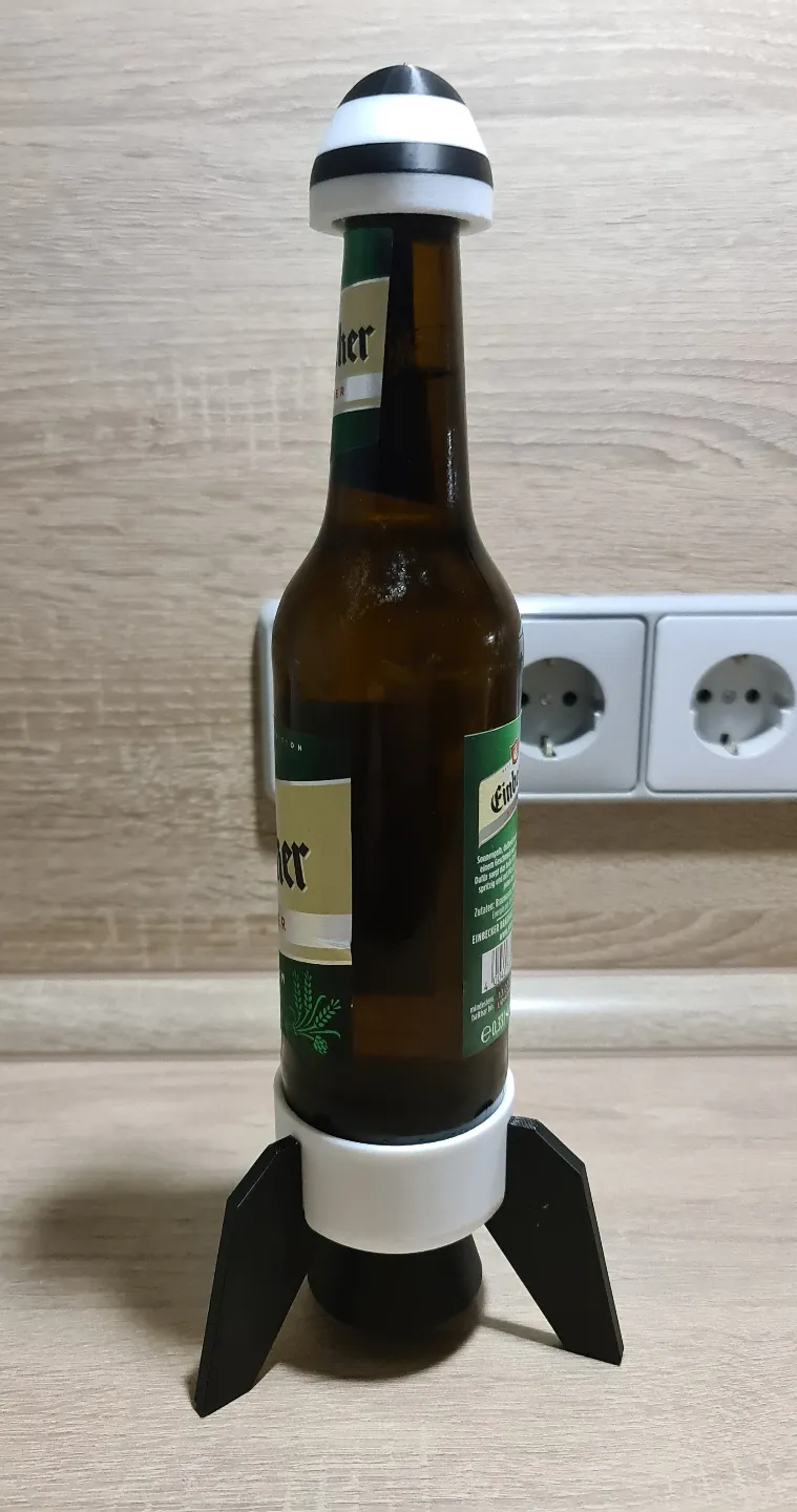 Beer Rocket - Free 3D Print Model - MakerWorld