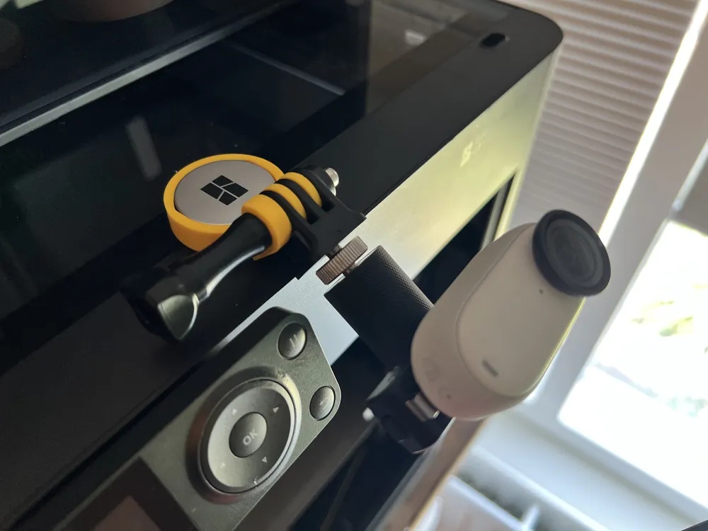 Action camera mount for Bambu Lab P1S X1C by Layer & Grain MakerWorld ...