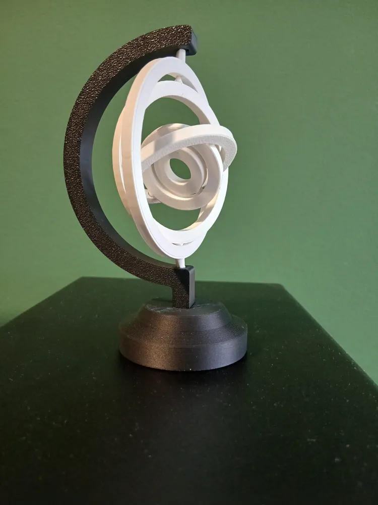 Desktop Gyroscope FIdget - Free 3D Print Model - MakerWorld