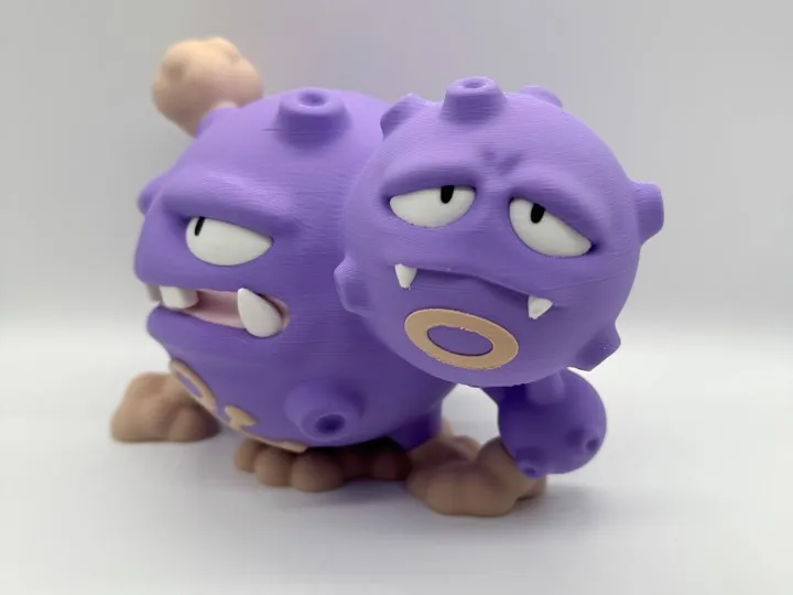 Weezing Multicolor - Free 3D Print Model - MakerWorld