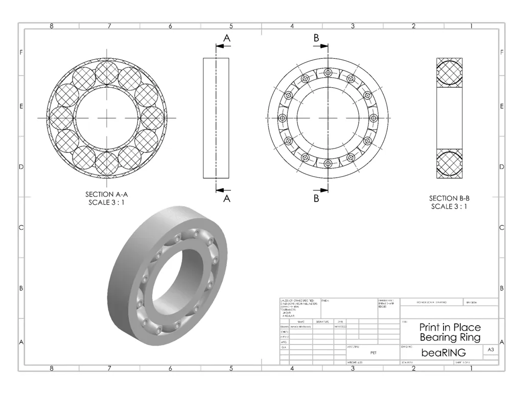beaRING (Print in Place) by hitcha - MakerWorld