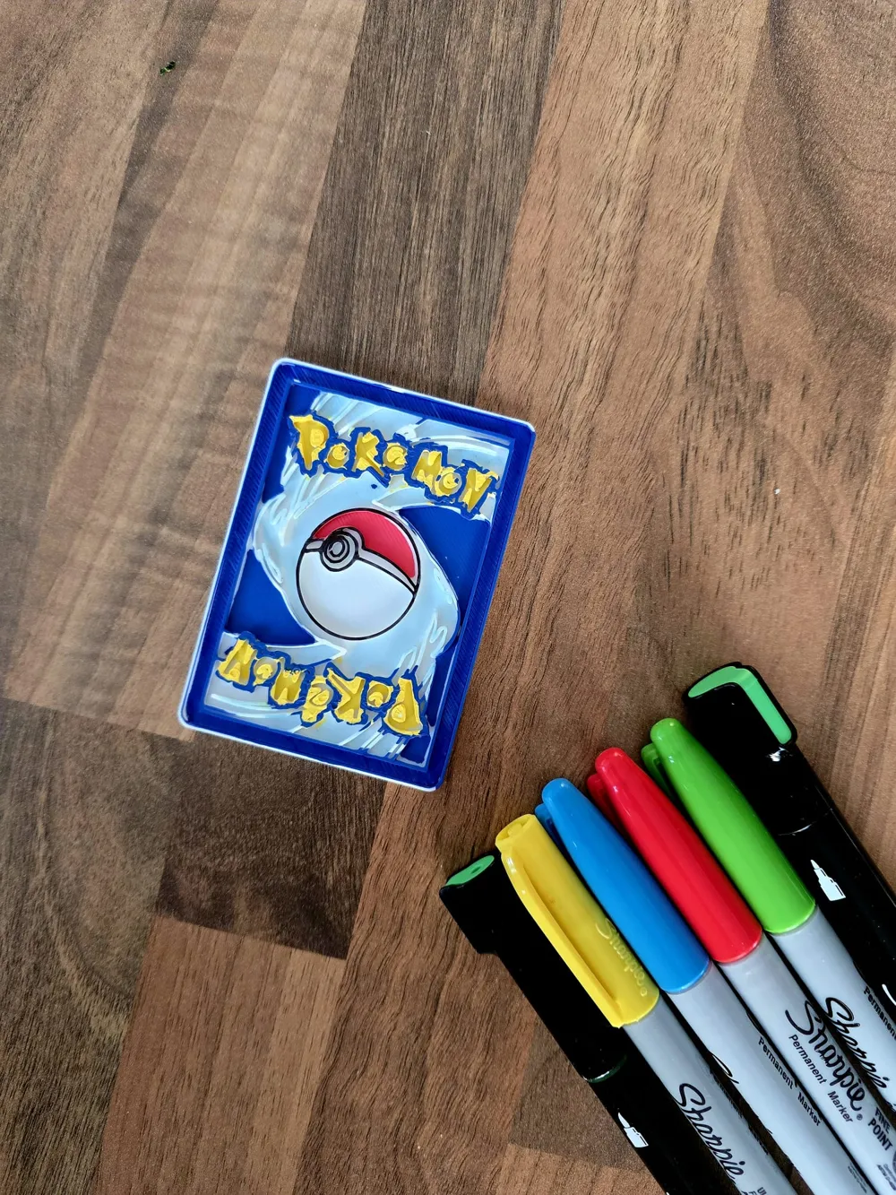 Pokemon Card Backside Coloring Color Diy Craft Fun by Merilno3D ...