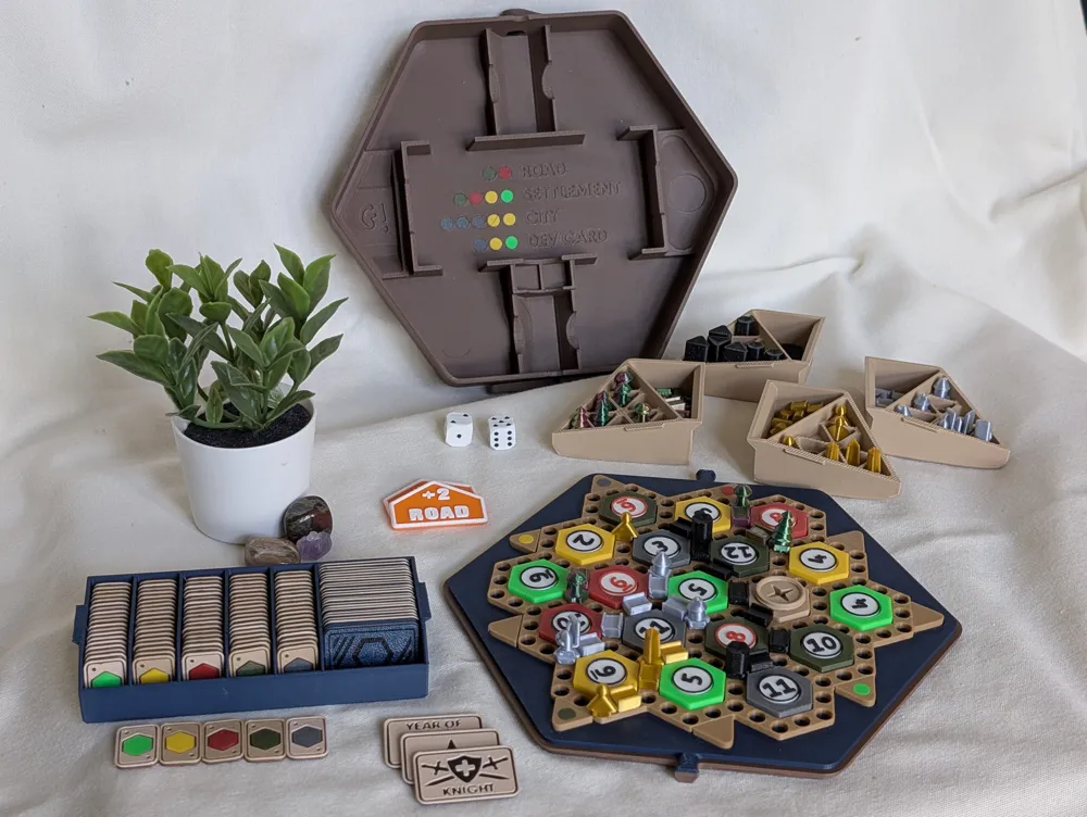 Mini Travel Catan! by ChillyGumbo! MakerWorld: Download Free 3D Models
