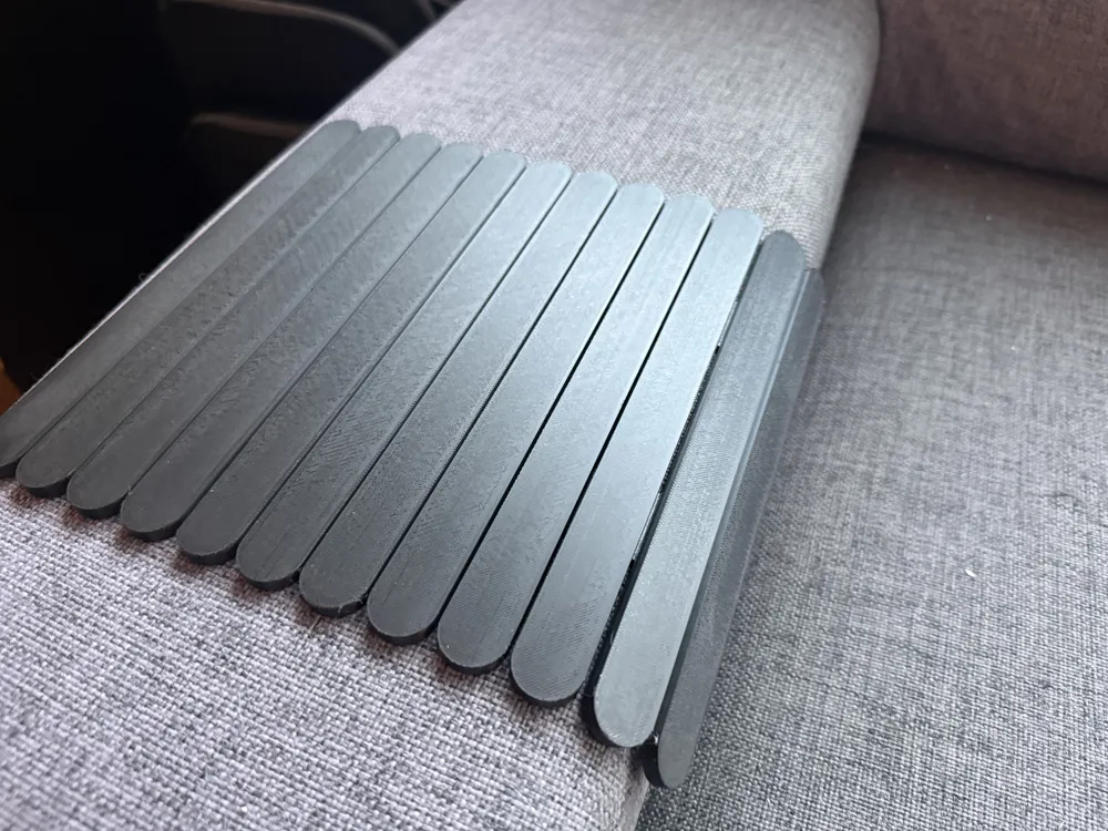 Flexible Sofa Arm Rest Table - Free 3D Print Model - MakerWorld