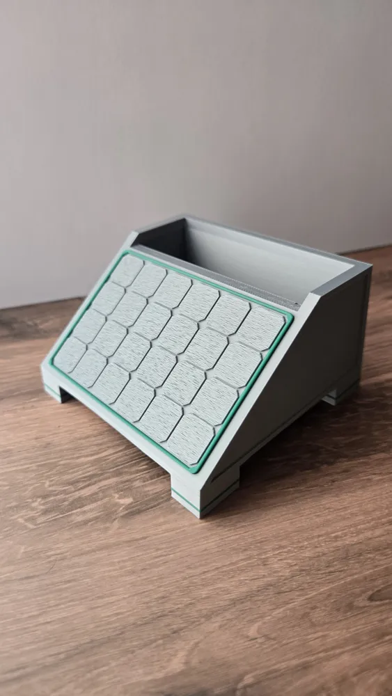Solar Panel Business Card Holder | Desk Organizer - Free 3D Print Model ...