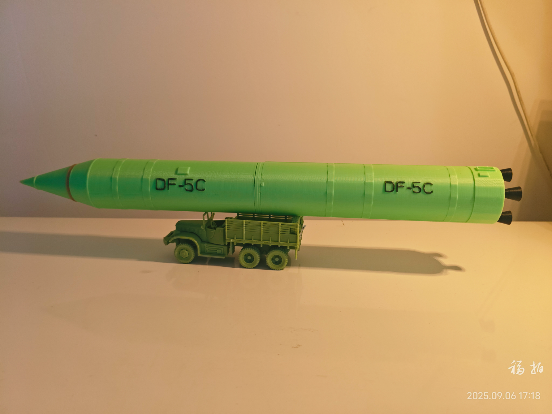 无支撑 东风5C 来自 xin MakerWorld：免费下载 3D 模型