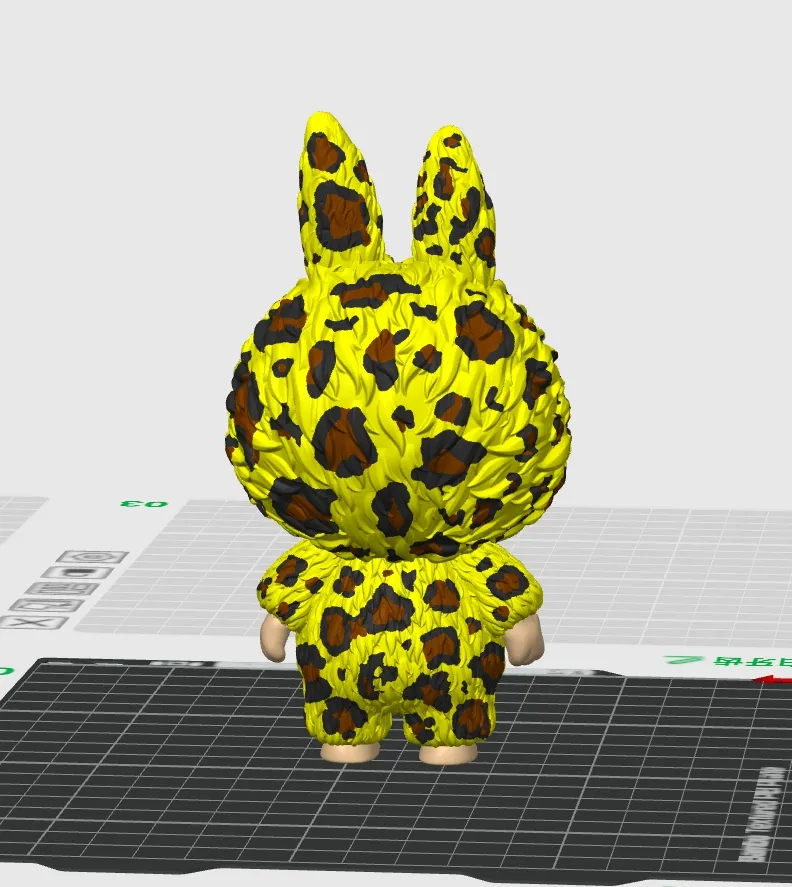 Labaobao (Labubu Leopard Remix) - Free 3D Print Model - MakerWorld
