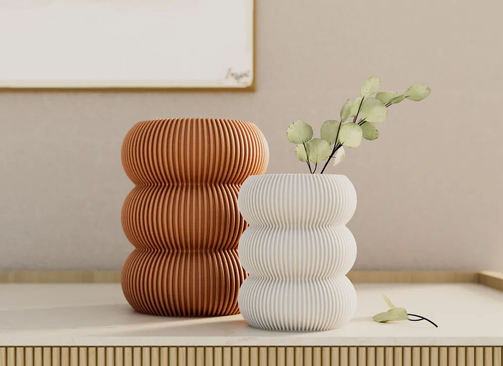 Soft Stack – Puffed Profiles Vase Set - 3 of 3 by irmik_design ...
