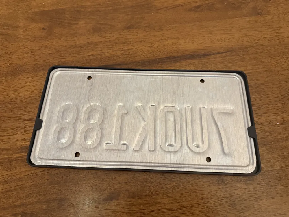 OnePiece License Plate Frame - Free 3D Print Model - MakerWorld
