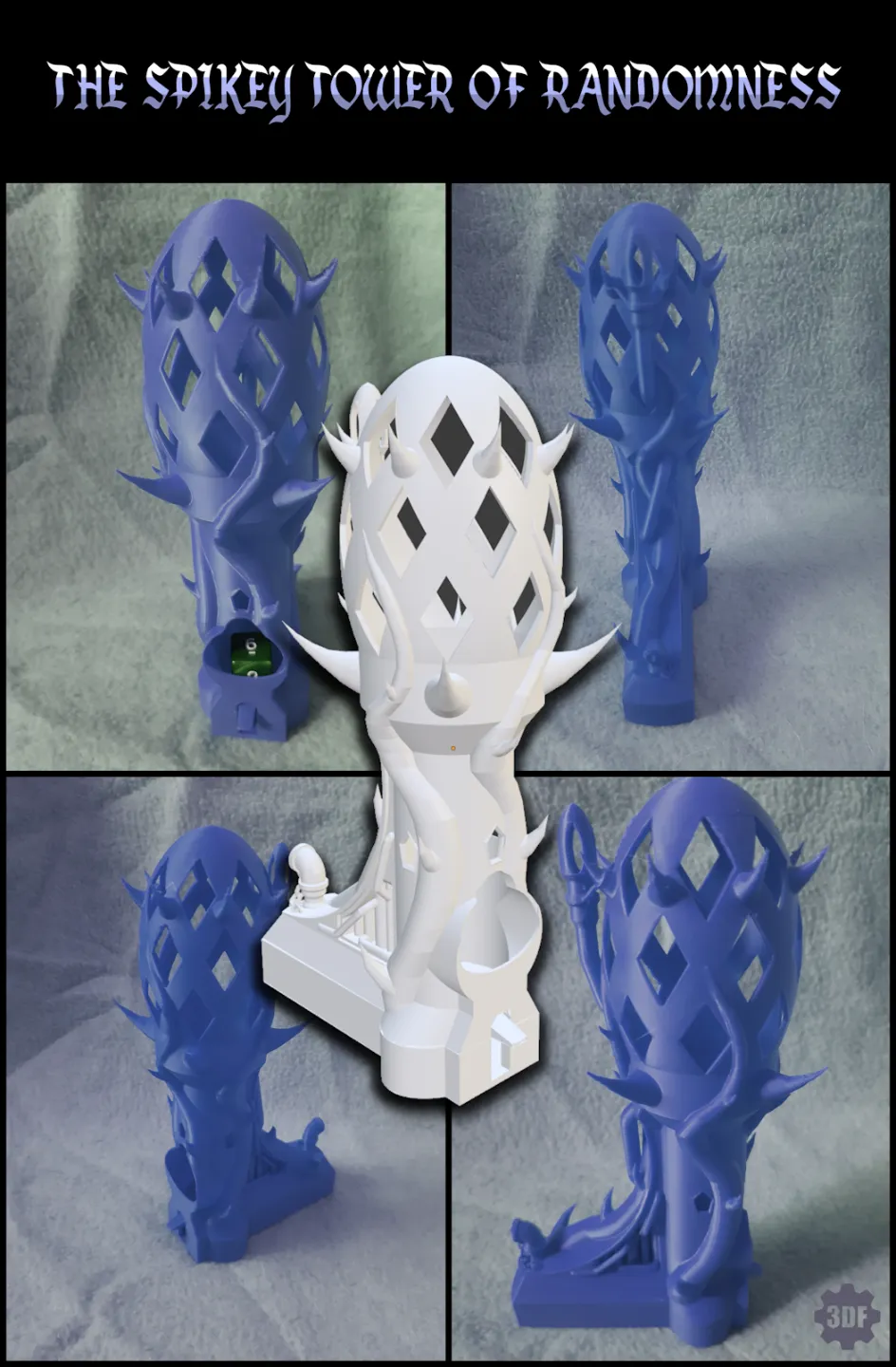 The Spikey Tower of Randomness by 3DFreeman - MakerWorld