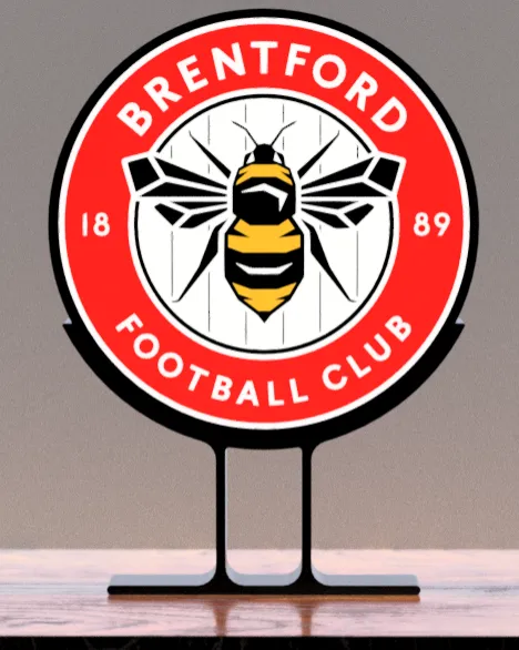 Brentford Football Club LED Lightbox by MFDesigns3D - MakerWorld