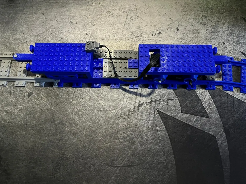 Train Base for Lego Tracks - Free 3D Print Model - MakerWorld