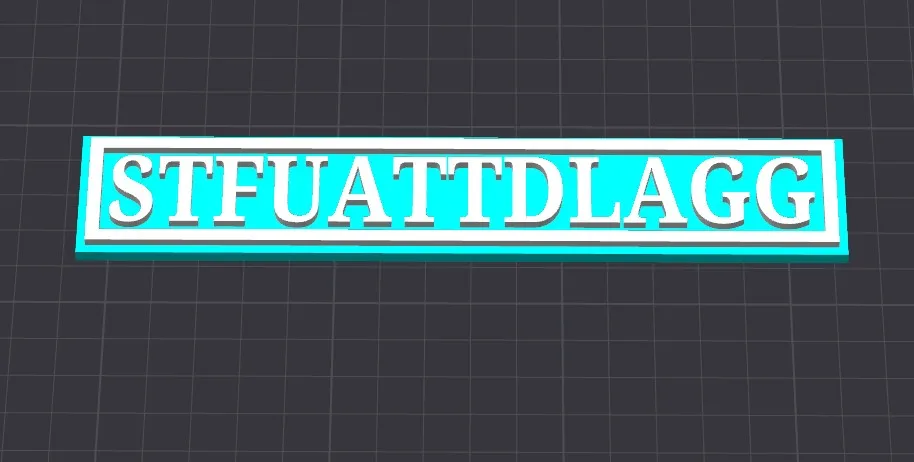 Bookshelf Sign - STFUATTDLAGG by TheForbiddenNerd MakerWorld: Download ...