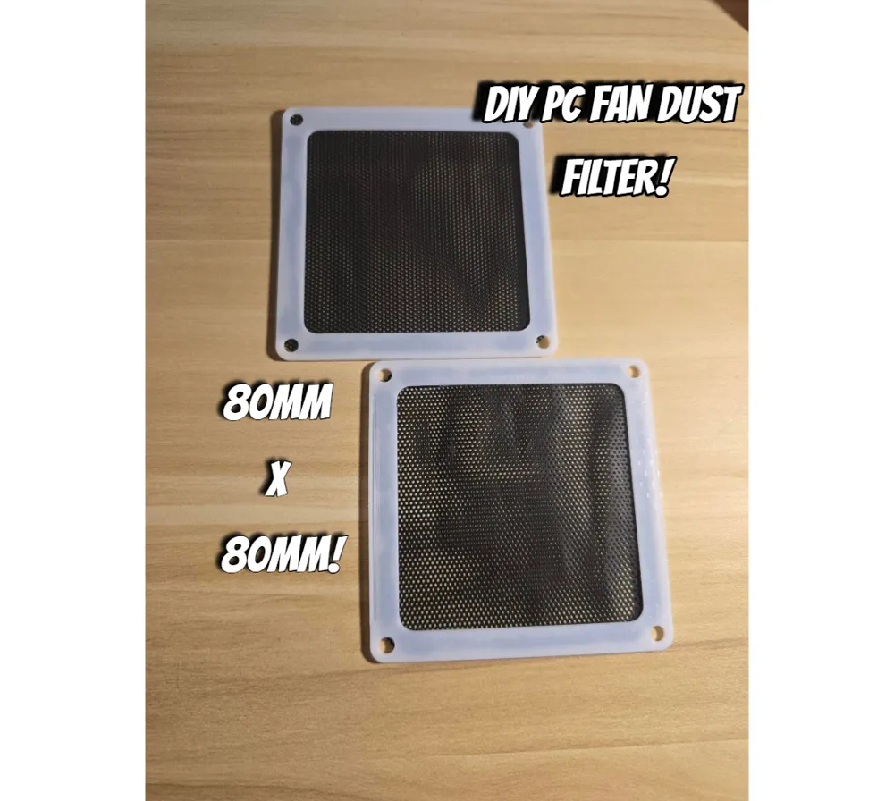 PC Fan Dust Filter by SilvestreDesignLabMakerWorld: Download Free 3D Models